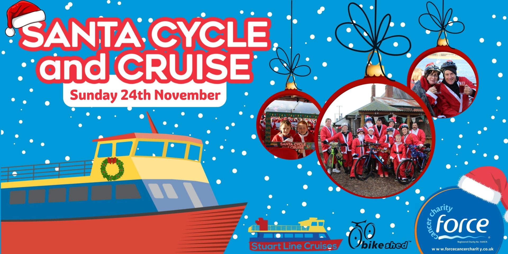 Get set for Christmas with FORCE Santa Cycle and Cruise - Stuart Line ...